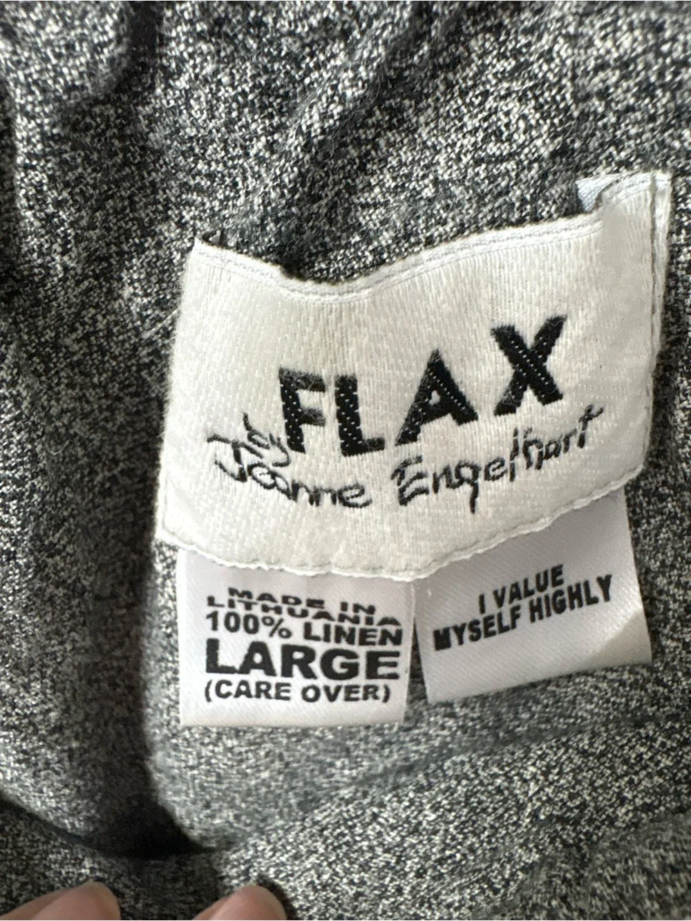 Flax | Skirts | Flax Gray Linen Maxi Skirt W Draw String Waistsz Large ...
